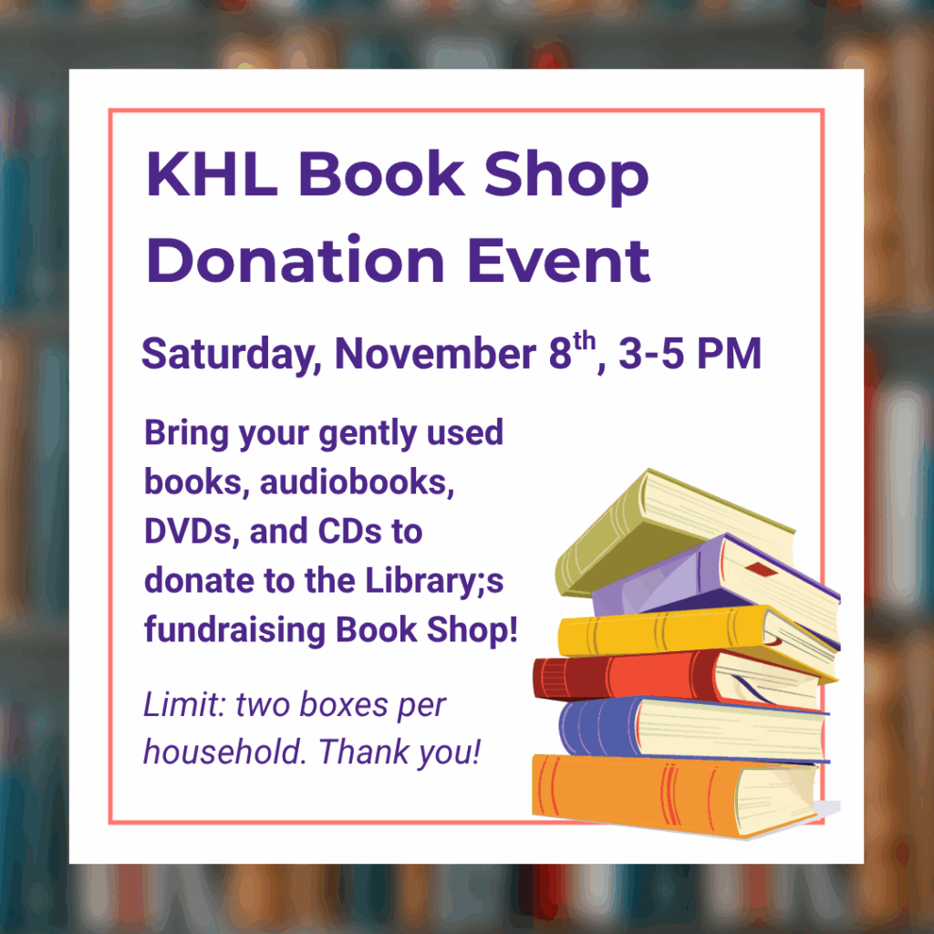 Book Shop Donation Event | Kellogg-Hubbard Library